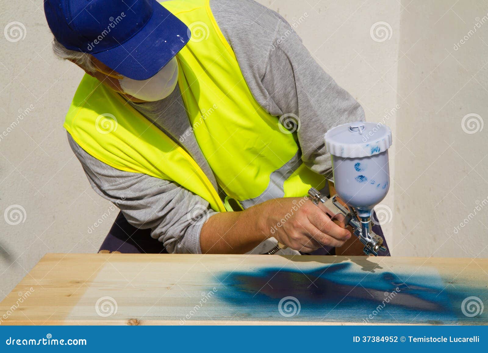Painter stock photo. Image of factory, paint, carpenter - 37384952