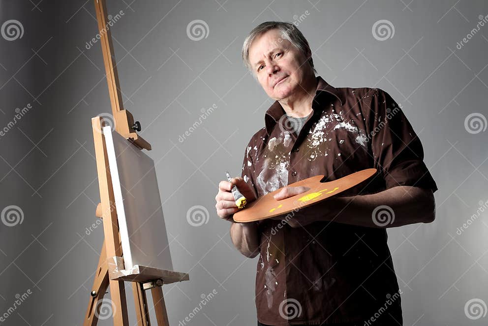 Painter stock image. Image of artisan, painter, passion - 8474777