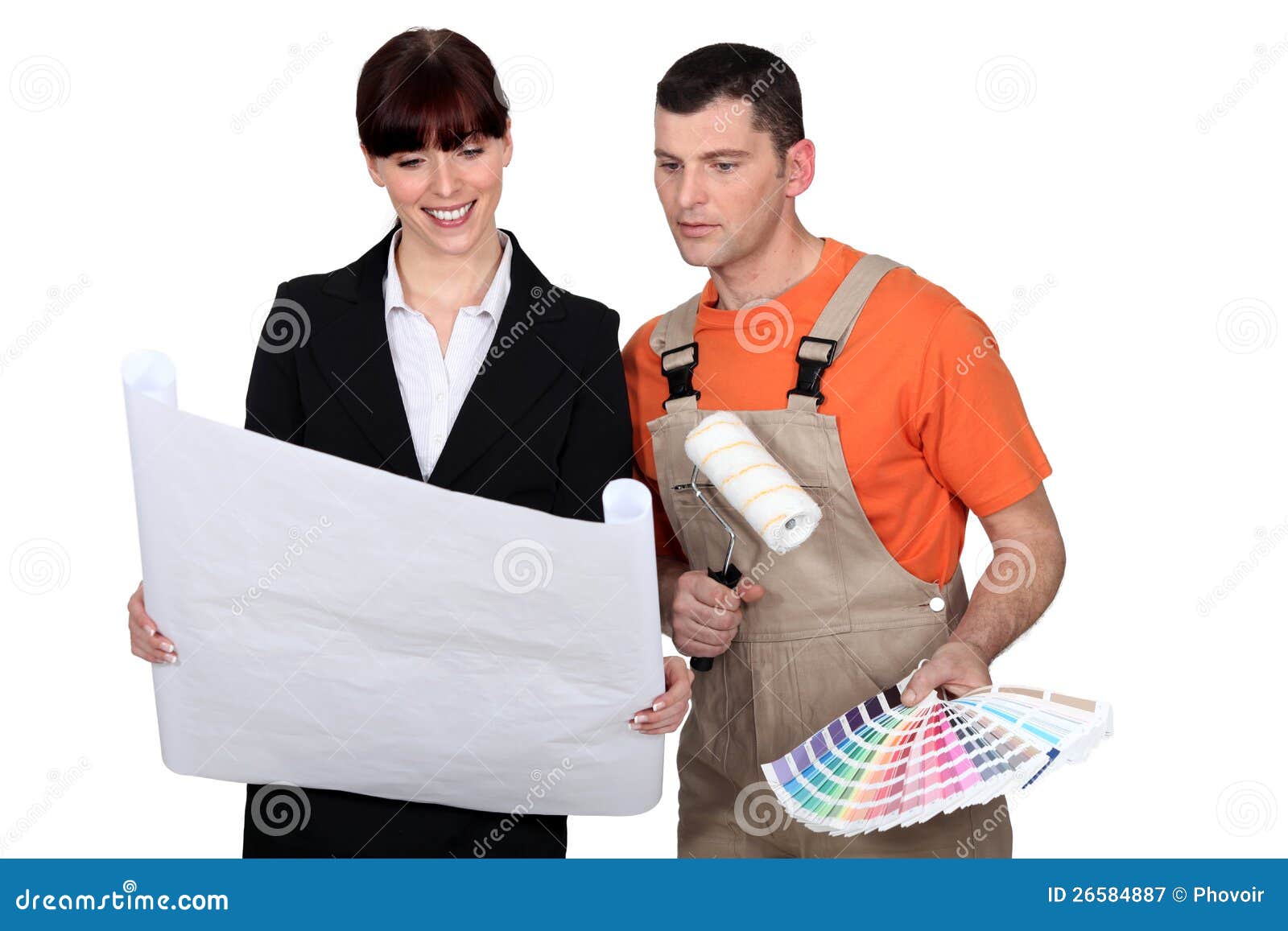 Painter and decorator stock image. Image of ingredients - 26584887