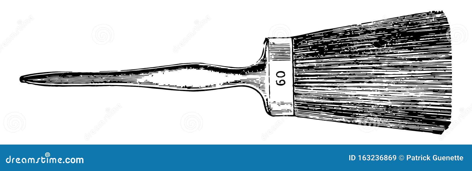 Painter Duster Vintage Illustration Stock Vector - Illustration of ...