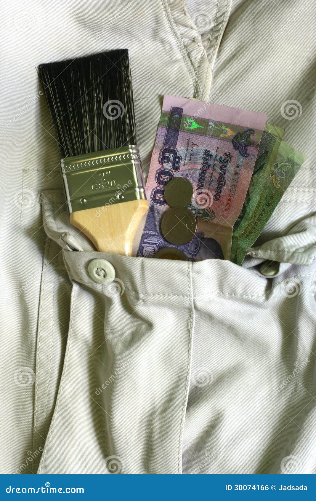 Paint for money stock photo. Image of brown, artist, work - 30074166