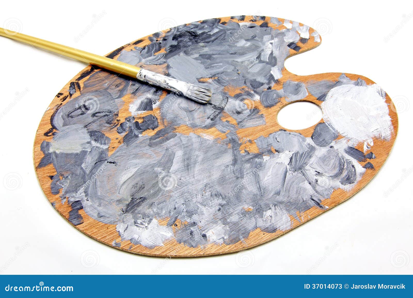 Painter s palette stock image. Image of photostudio, artist - 37014073