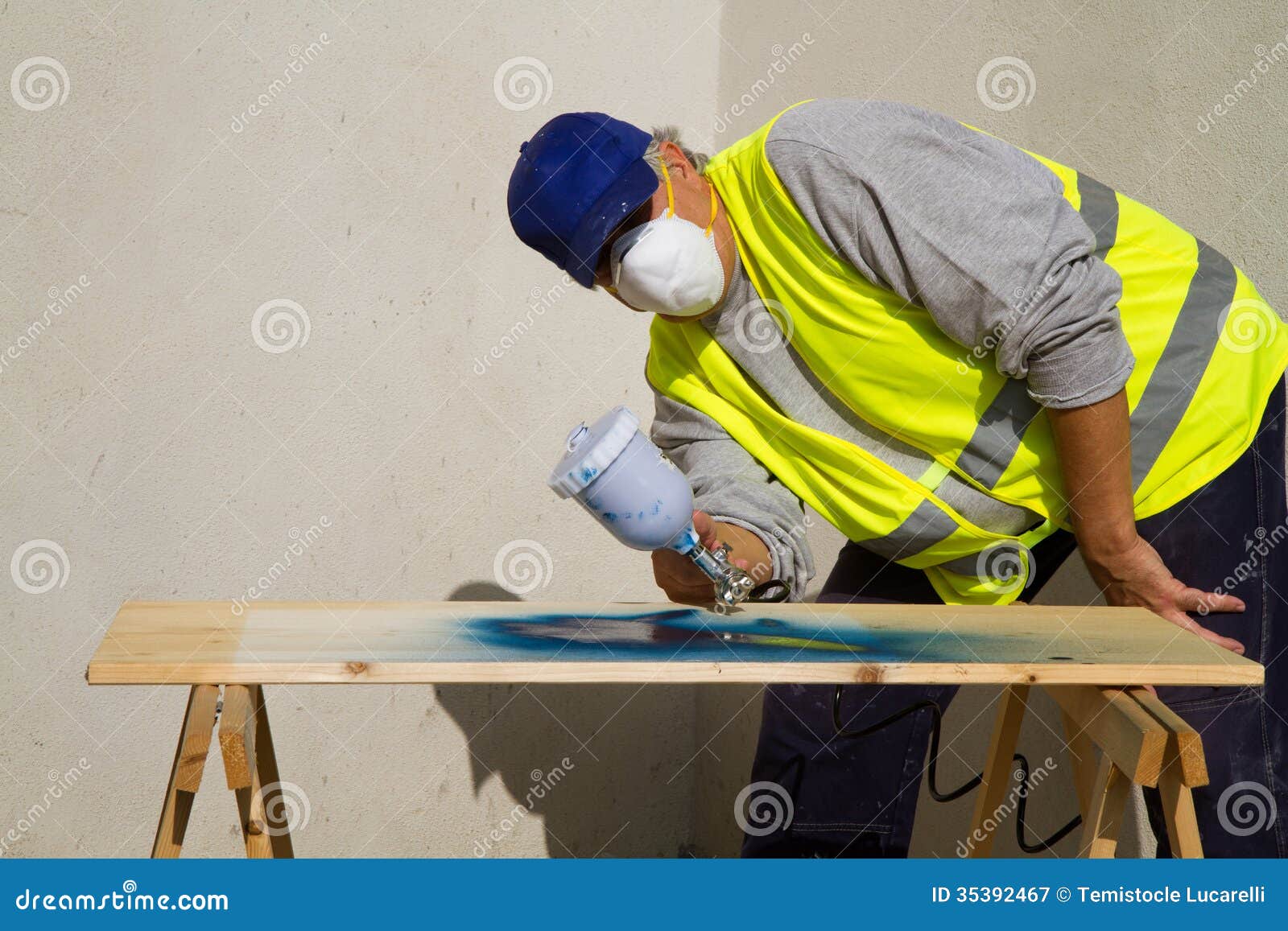 Painter stock image. Image of craft, carpenter, craftsperson - 35392467
