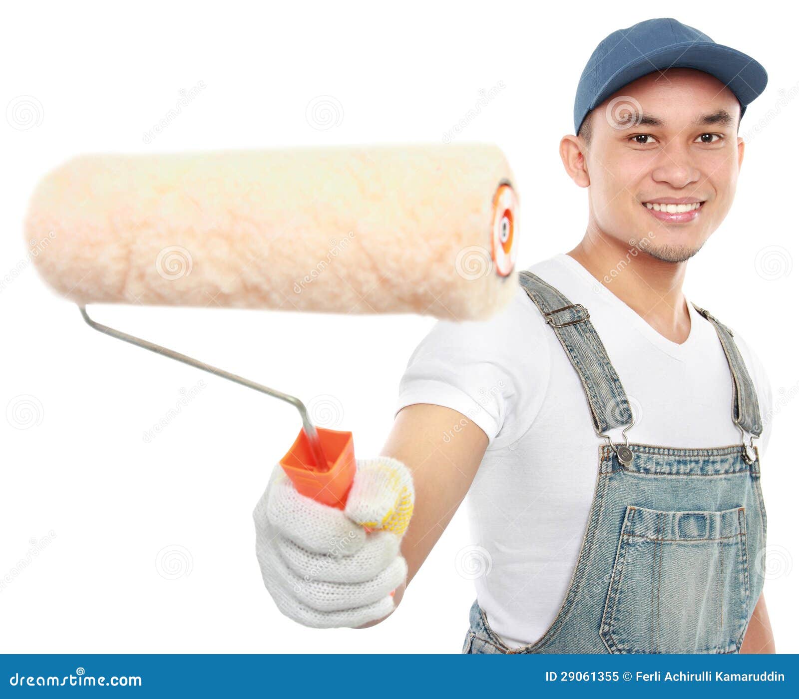 Painter working stock image. Image of engineer, glove - 29061355