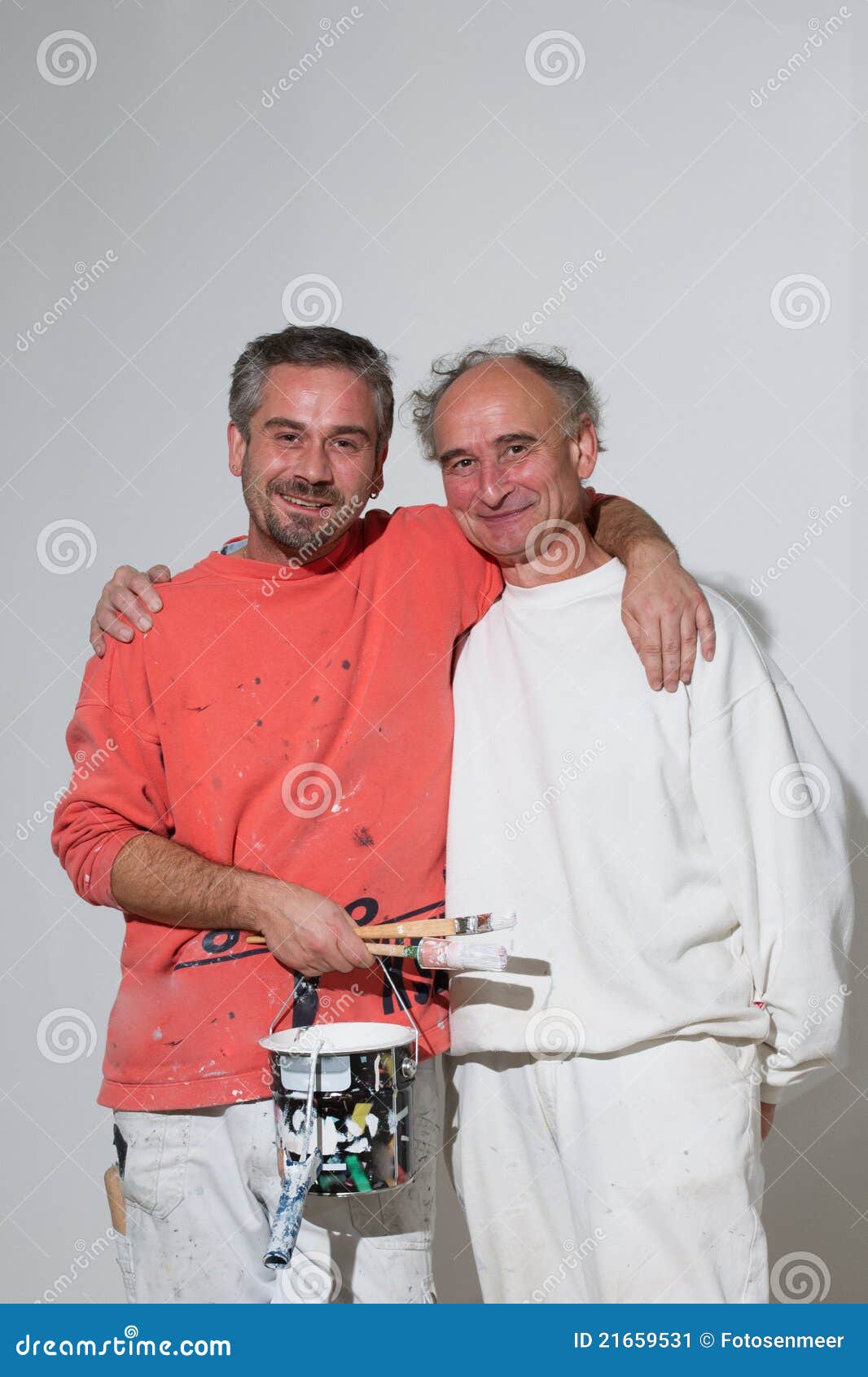 Painters at work stock image. Image of hand, craftsmen - 21659531