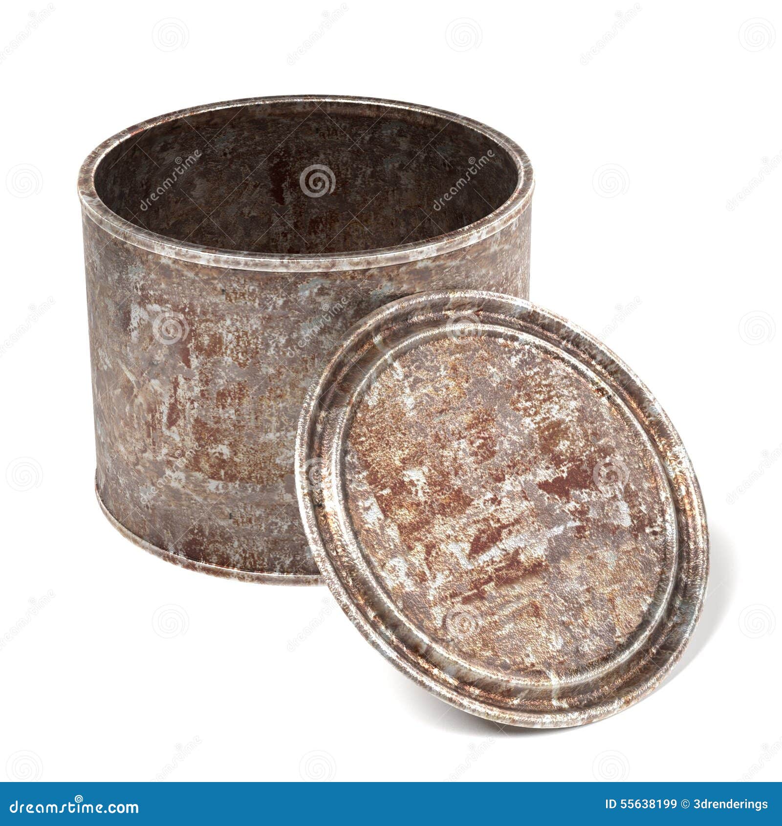 Painting can - rusty stock illustration. Illustration of realisitic ...