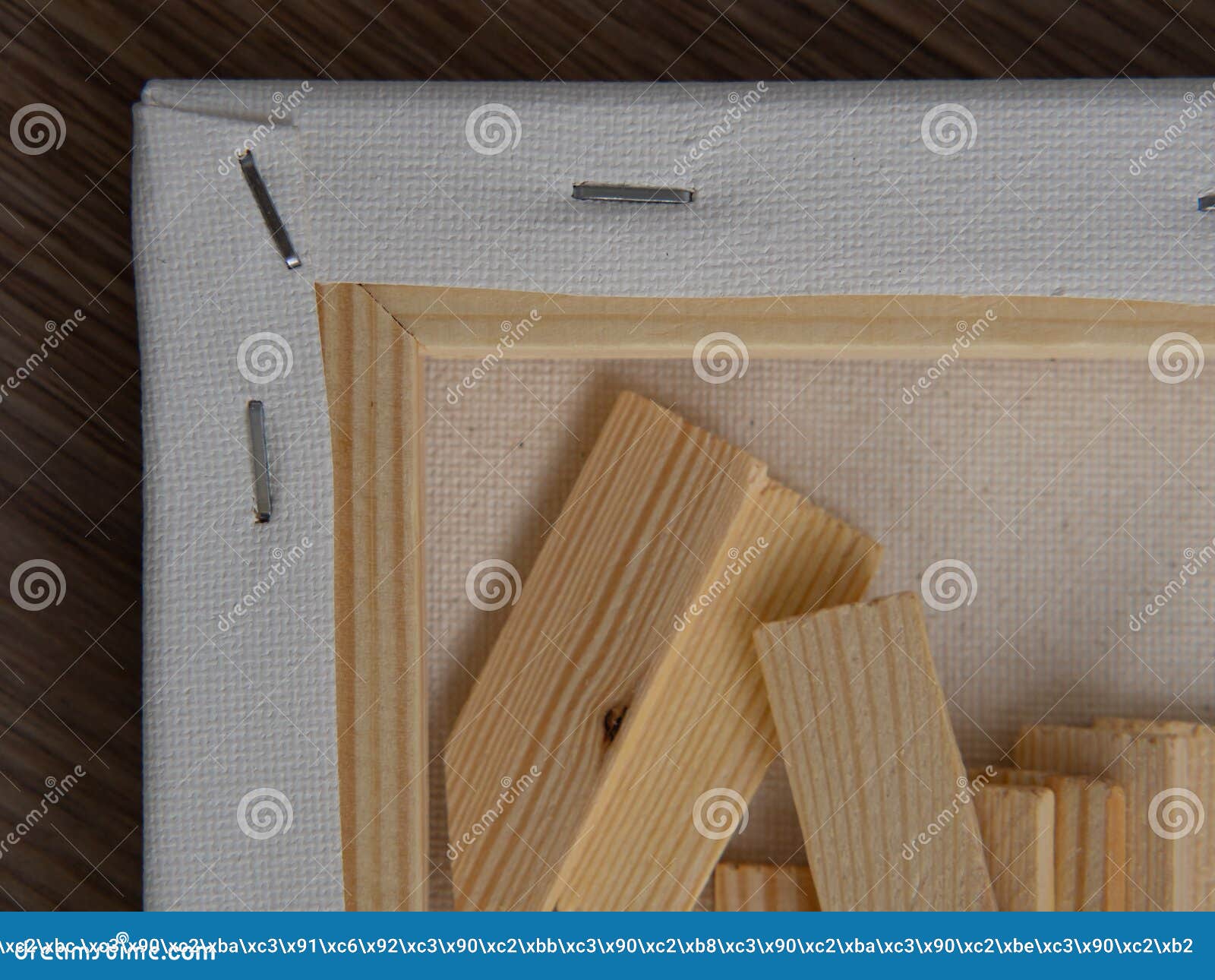 Painting canvas back view stock image. Image of gallery - 230139519