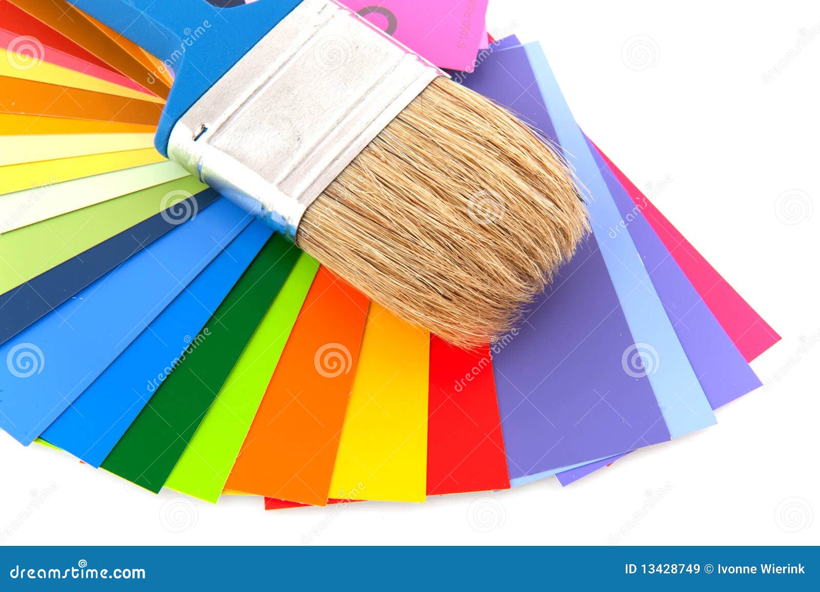 Painting in colors stock image. Image of collection, choosing - 13428749