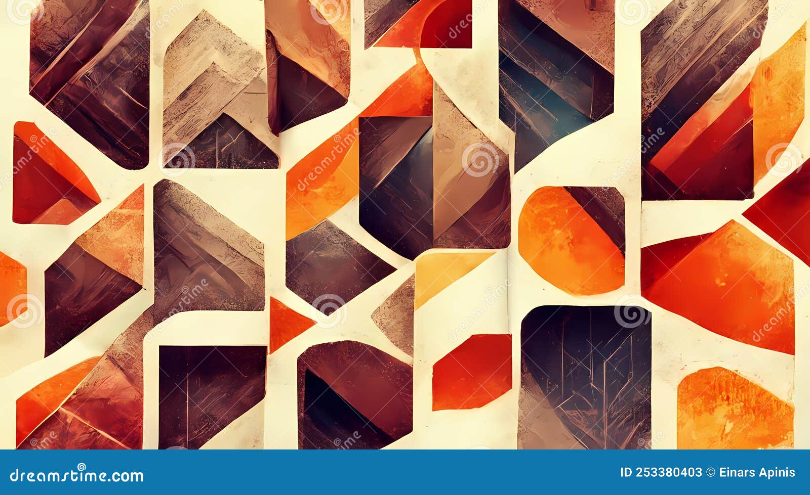 Geometric Pattern Abstract Background Wallpaper Illustration Stock ...