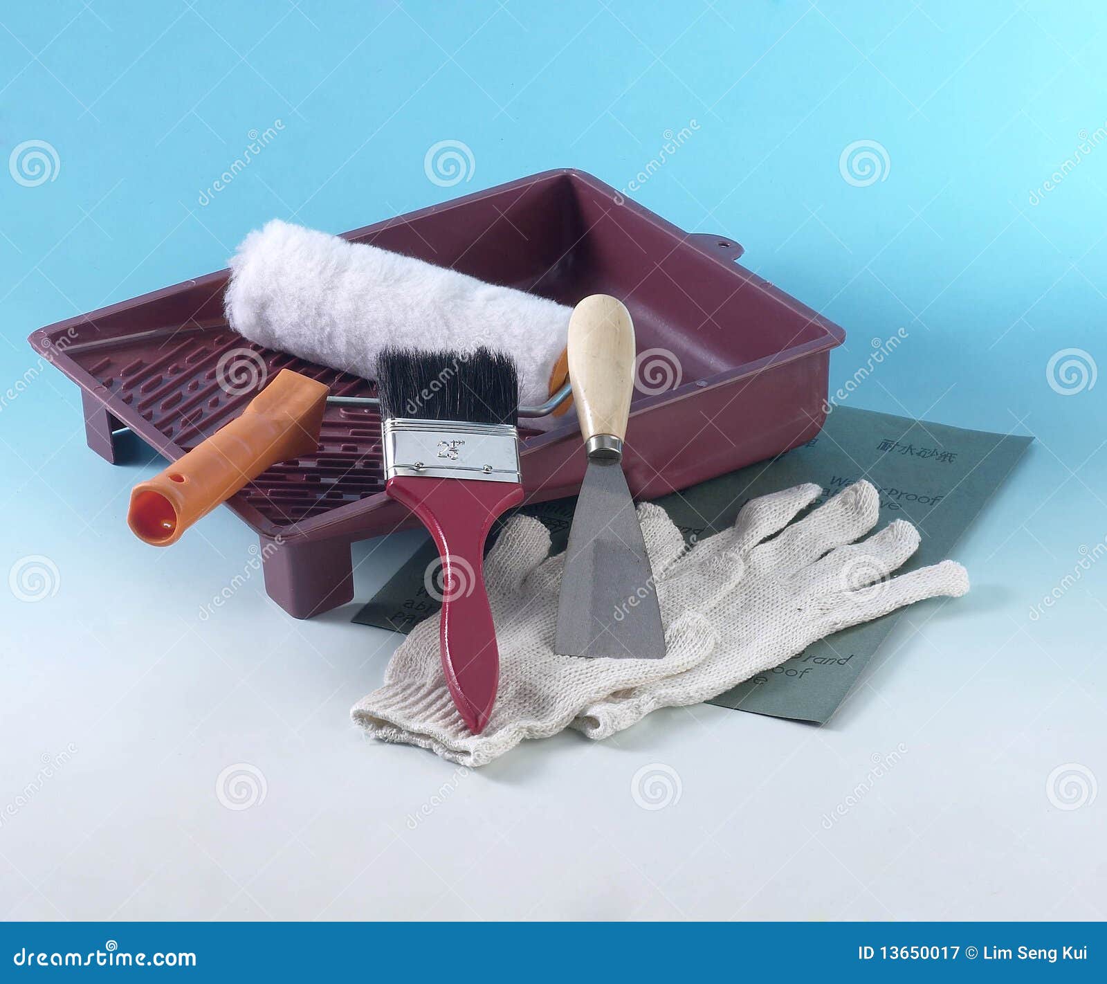 Painting equipment stock image. Image of paint, descriptive - 13650017