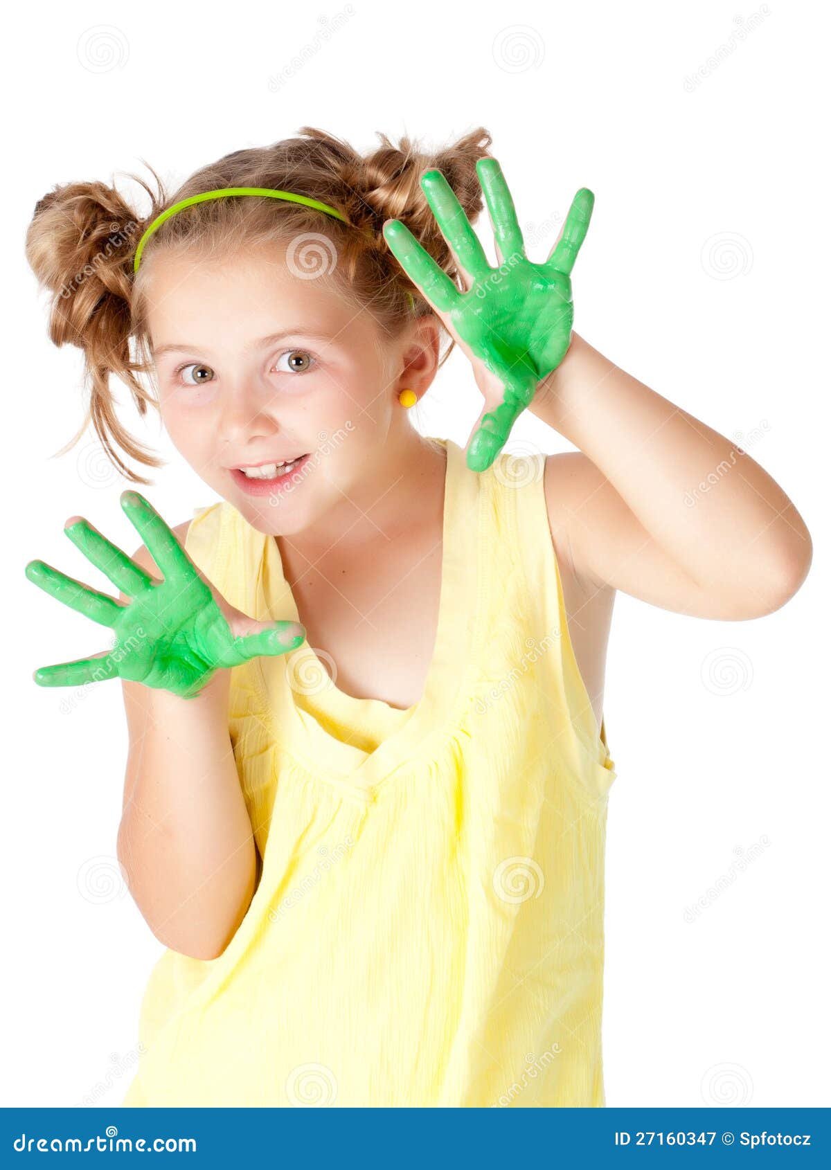 Painting is fun for kids stock image. Image of paint - 27160347
