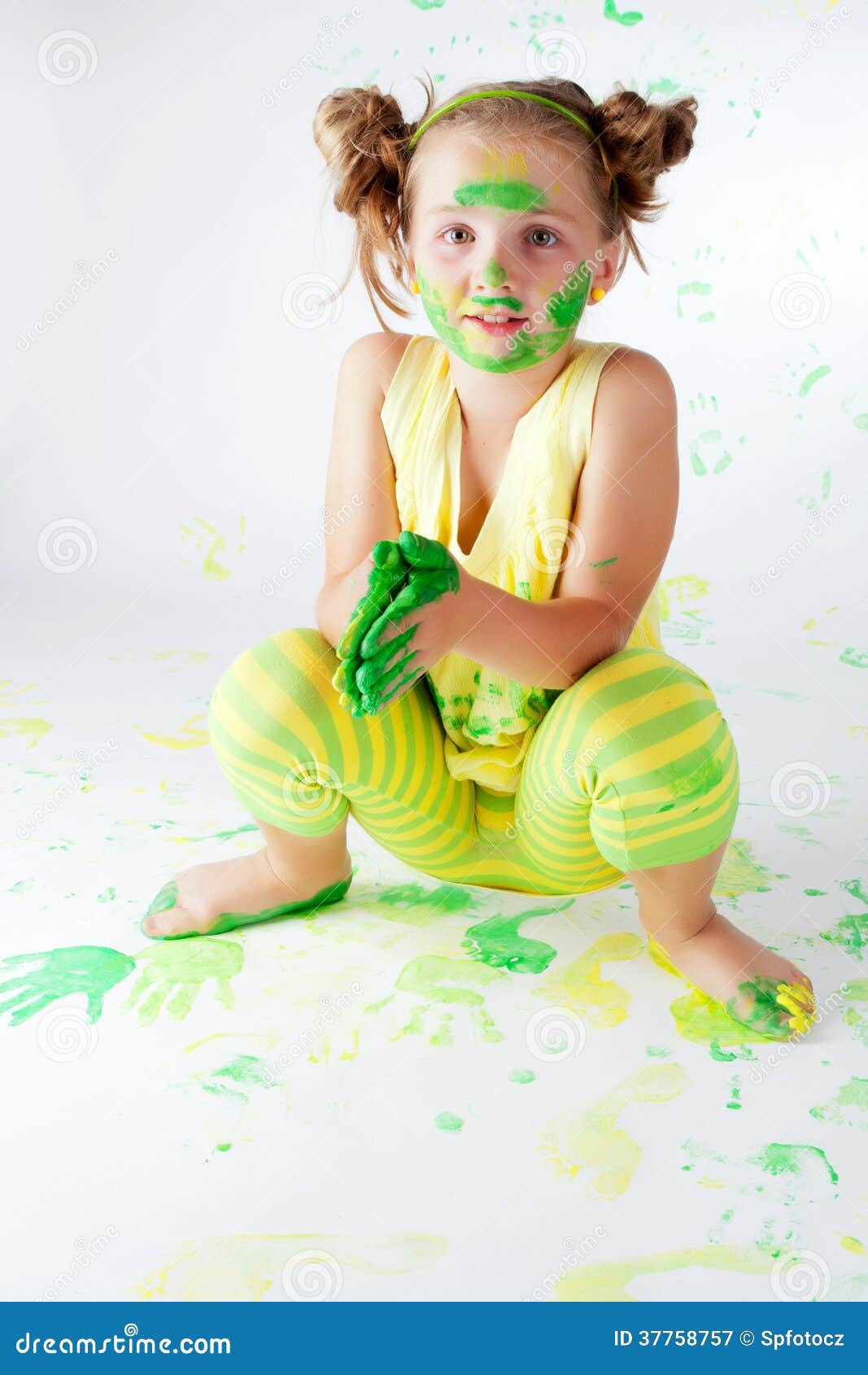 Painting is fun for kids stock image. Image of color - 37758757