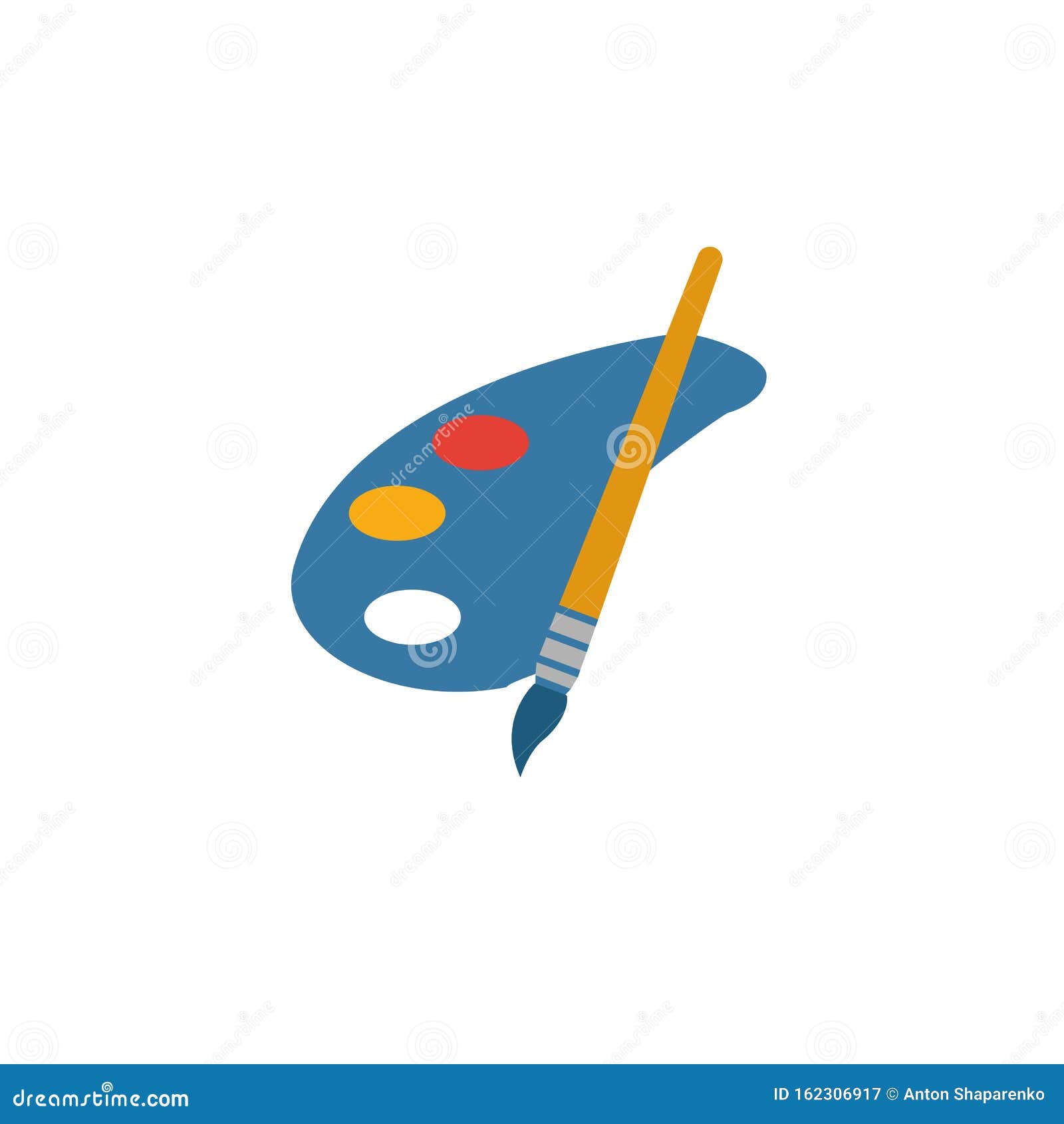 Painting Icon. Simple Flat Element from Design Ui and Ux Collection ...