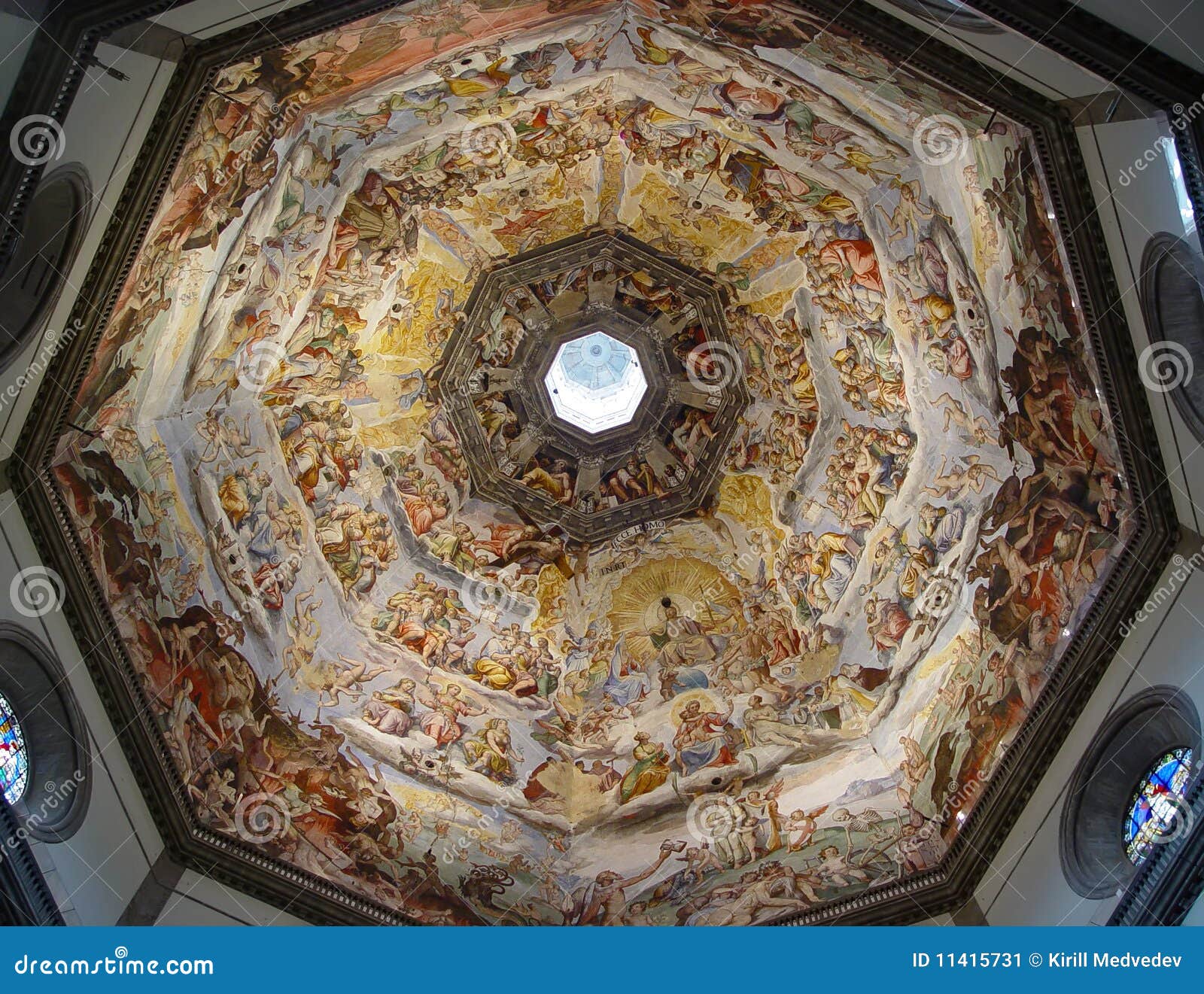 Painting Inside the Duomo. Florence, Italy. Editorial Photo - Image of ...