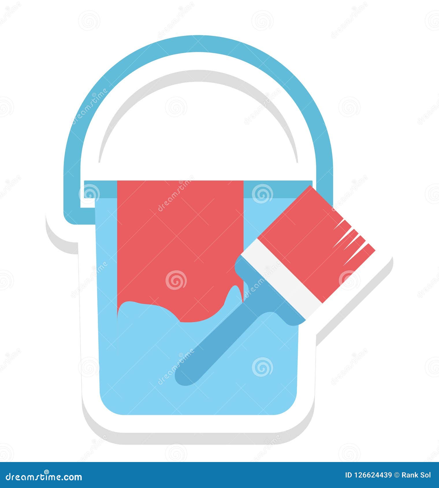 Painting Isolated Vector Icon for Construction Stock Vector ...