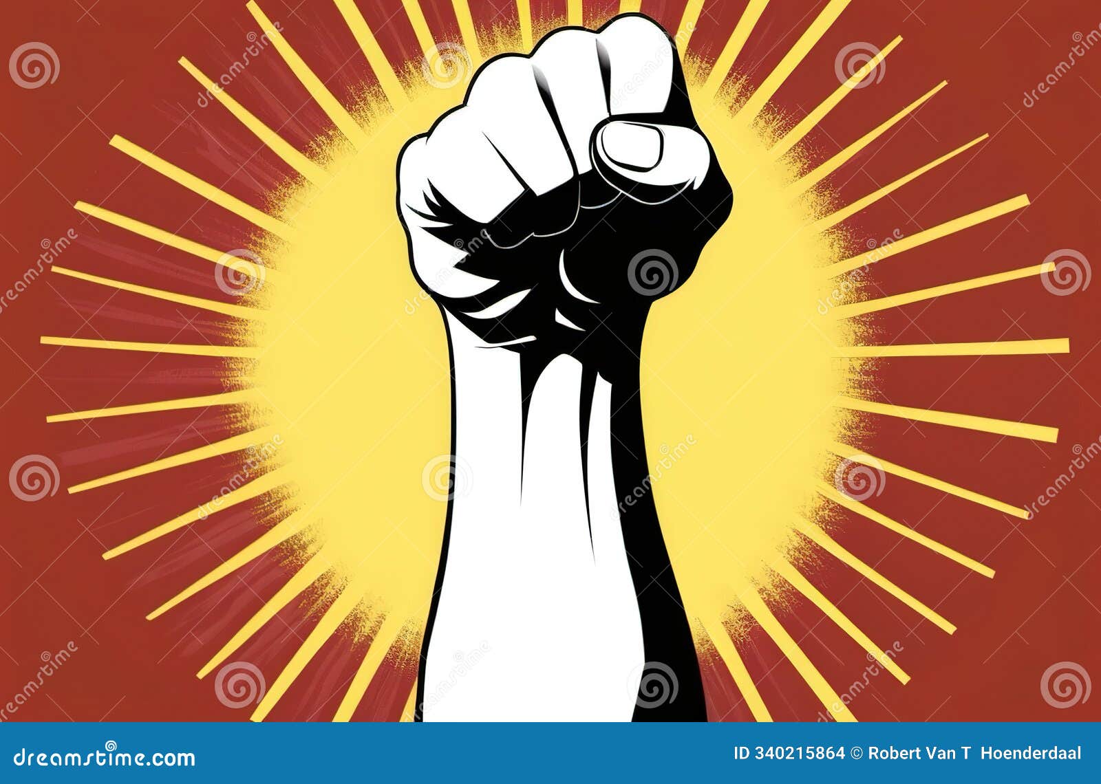 Painting of a Karate Fist at 11-10-2024 Stock Illustration ...