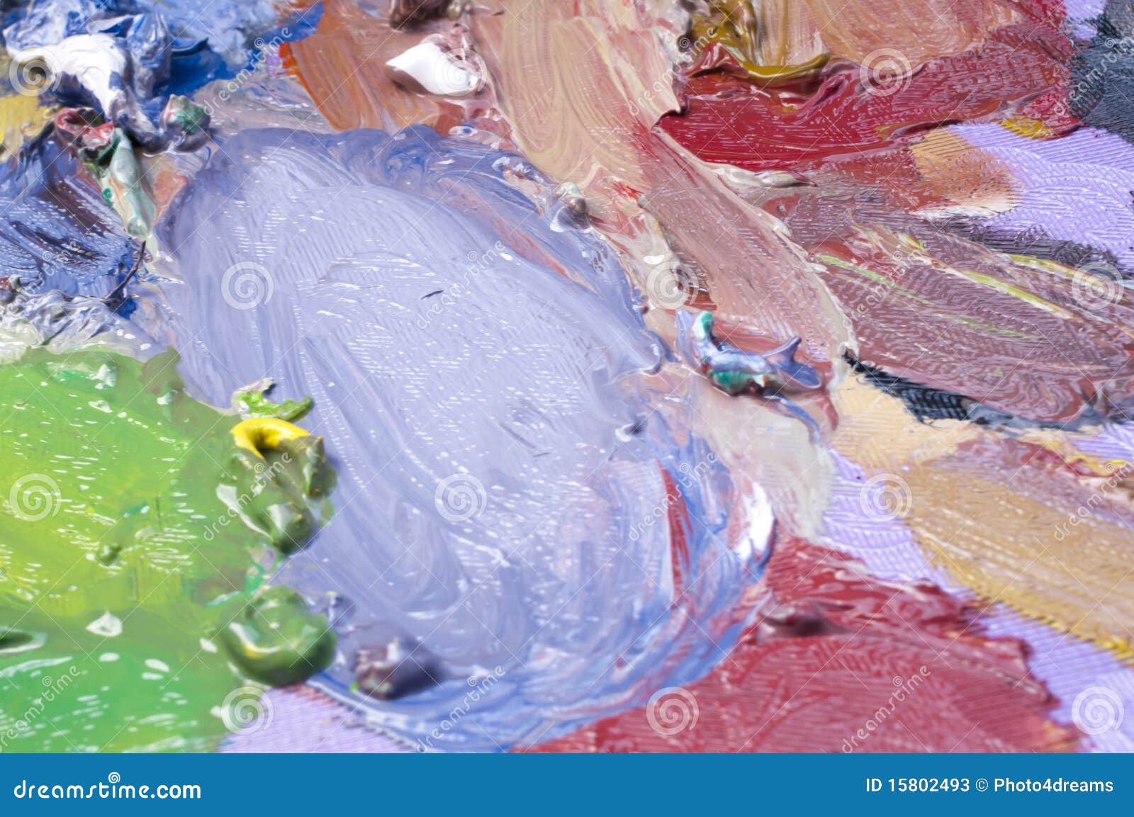 Painting mixed colors stock image. Image of paint, colour - 15802493