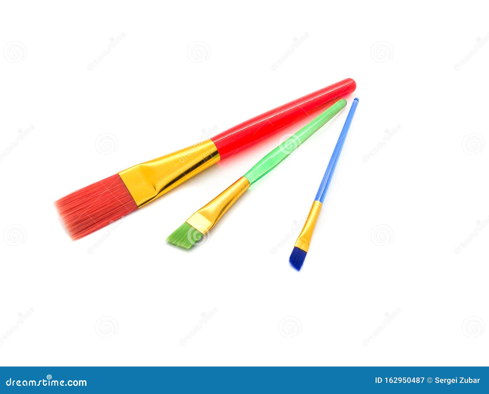 Painting. Multi-colored Brushes. Brushes for Creativity. Stock Image ...