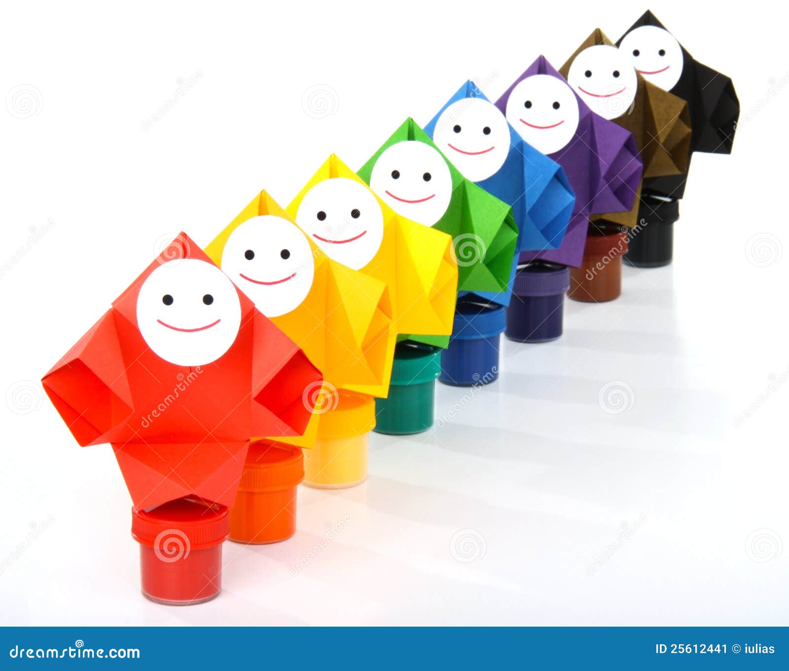 Painting and Rainbow Color Metaphor Stock Image - Image of decoration ...