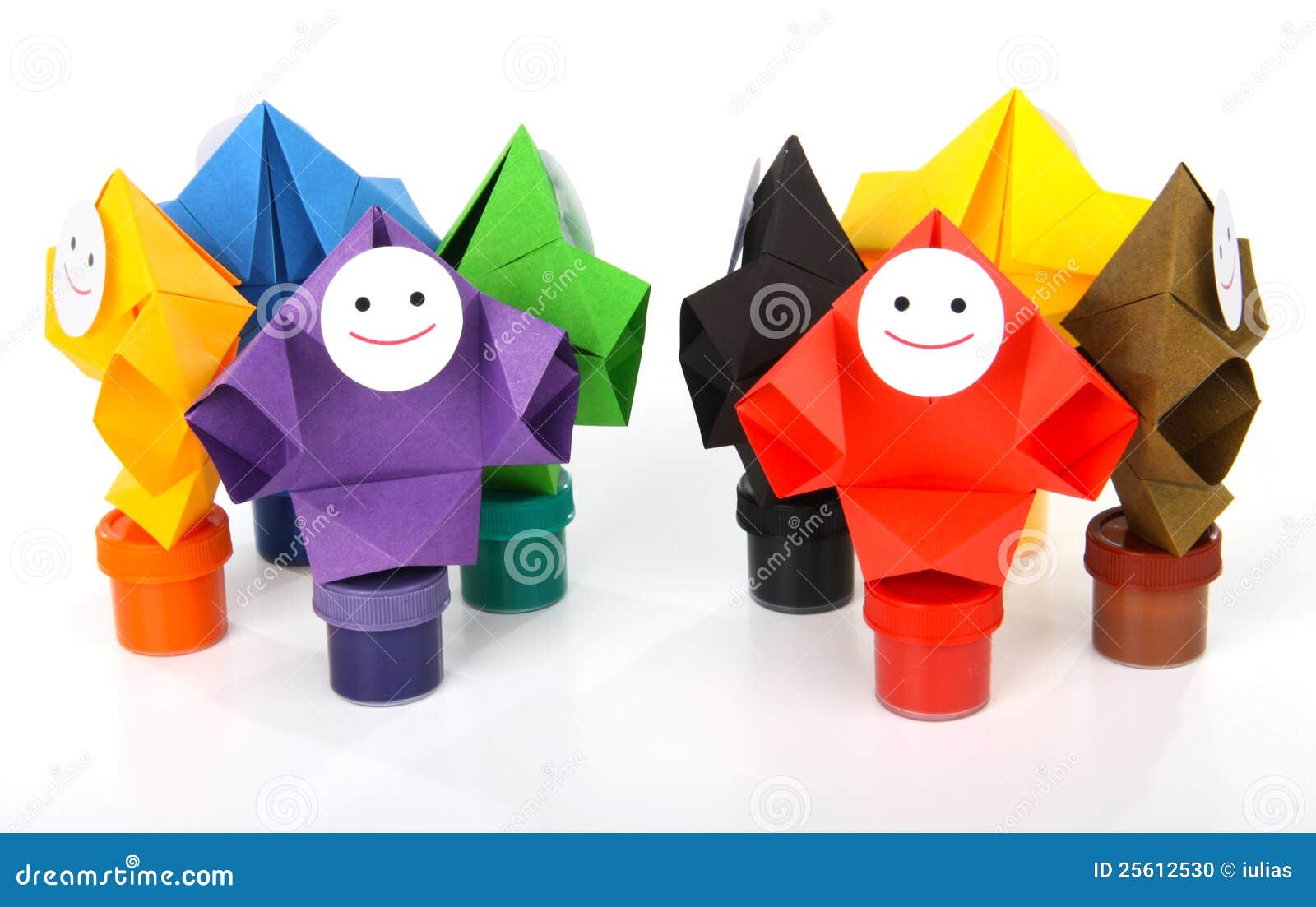 Painting and Rainbow Color Metaphor Stock Photo - Image of design, cute ...