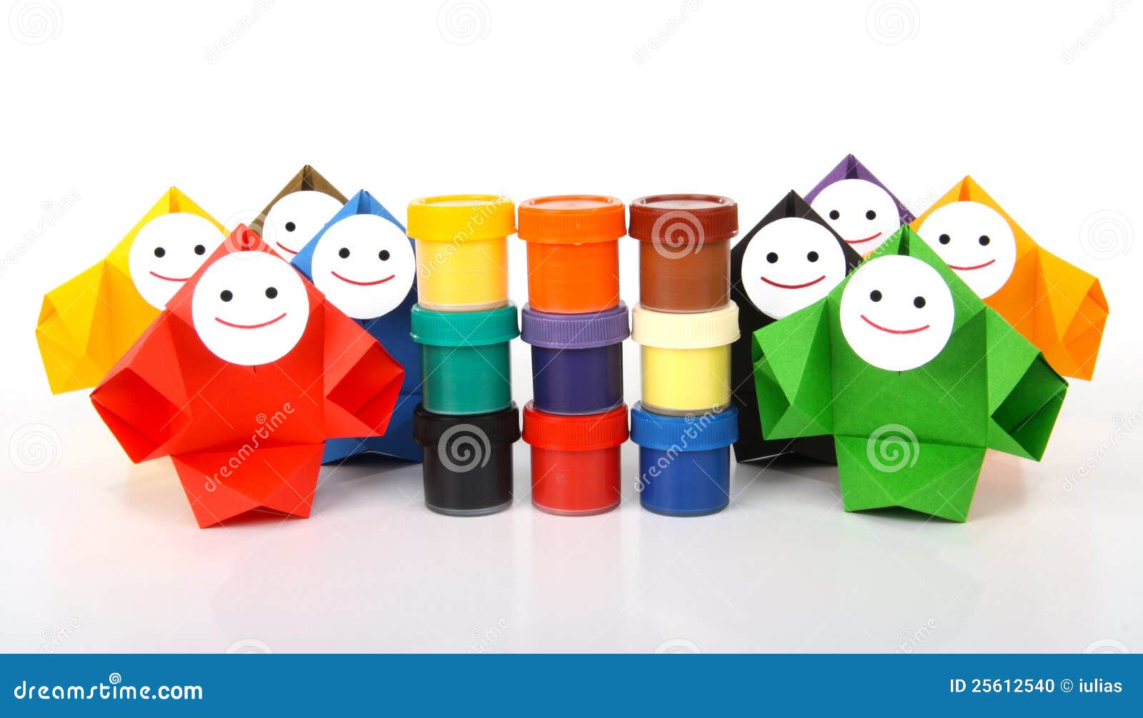 Painting and Rainbow Color Metaphor Stock Photo - Image of cute, hobby ...