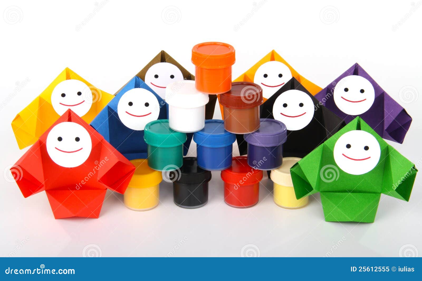 Painting and Rainbow Color Metaphor Stock Image - Image of hobby ...