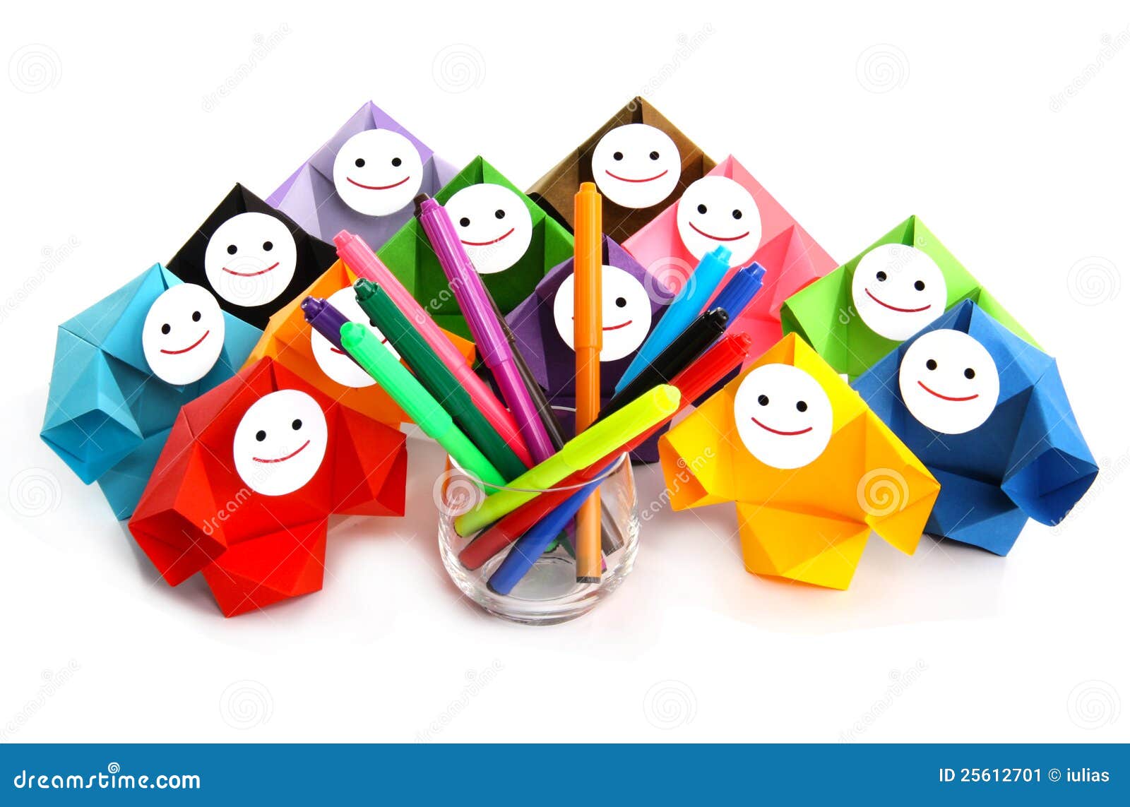 Painting and Rainbow Color Metaphor Stock Image - Image of beginner ...