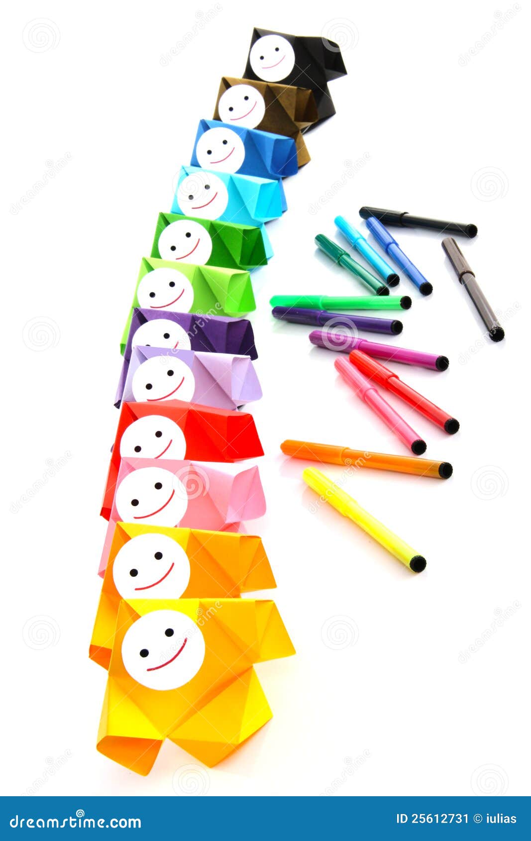 Painting and Rainbow Color Metaphor Stock Image - Image of drawing ...