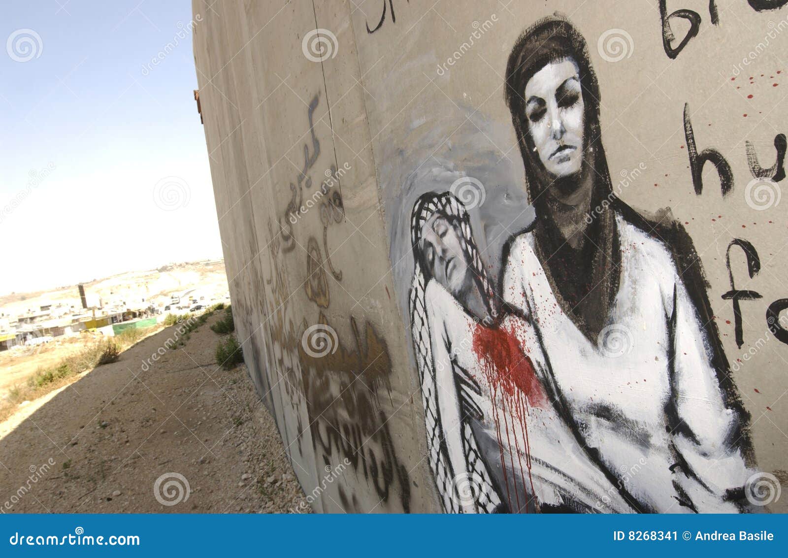 A Painting in in Ramalla Wall Editorial Photo - Image of hamas ...