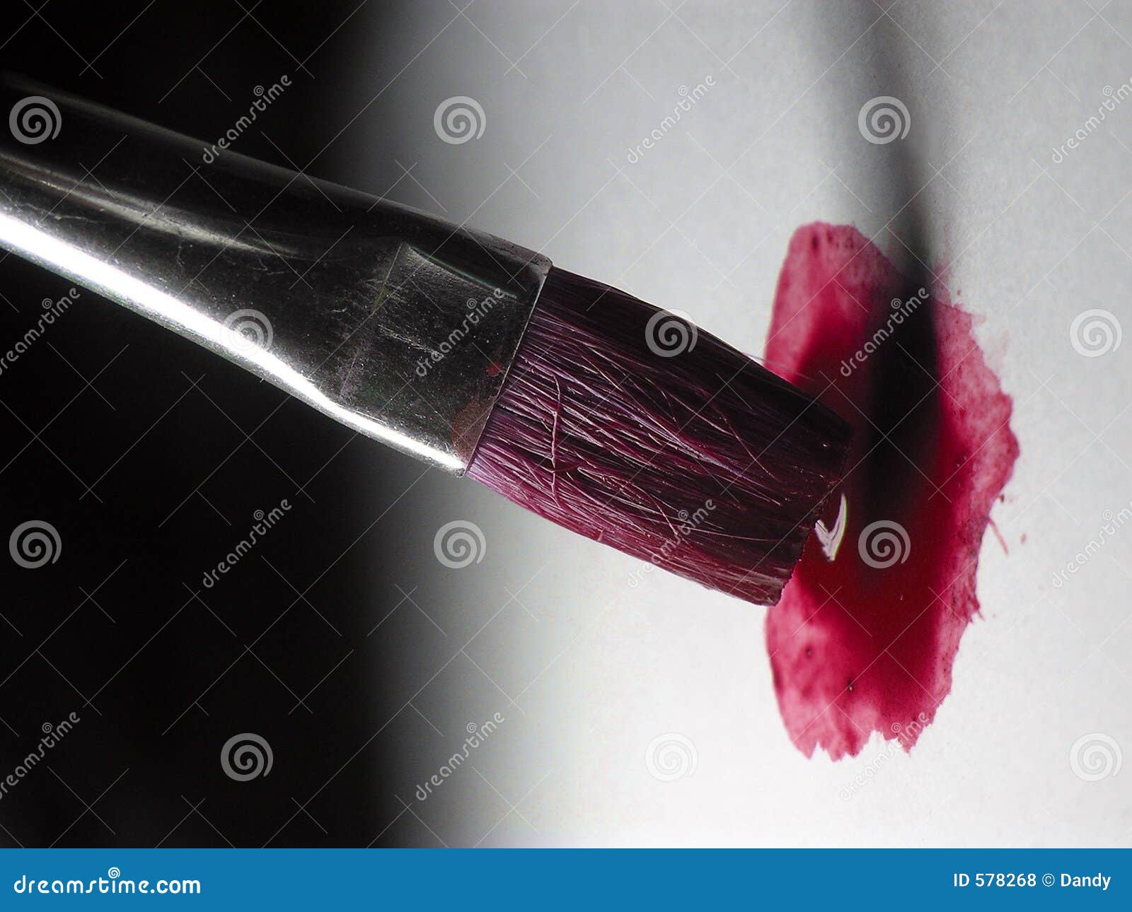 Painting red color stock photo. Image of brush, painting - 578268