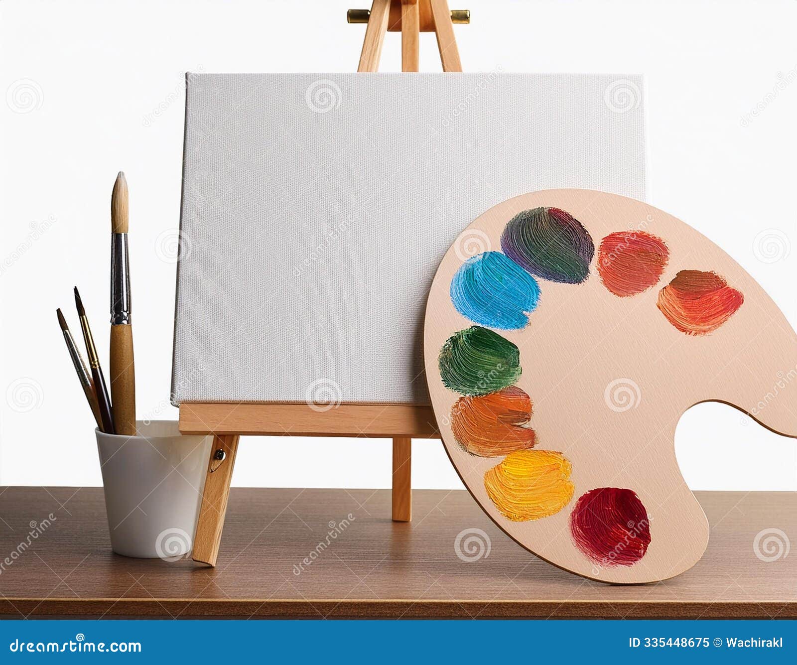 Paint Setup stock illustration. Illustration of artistic - 335448675