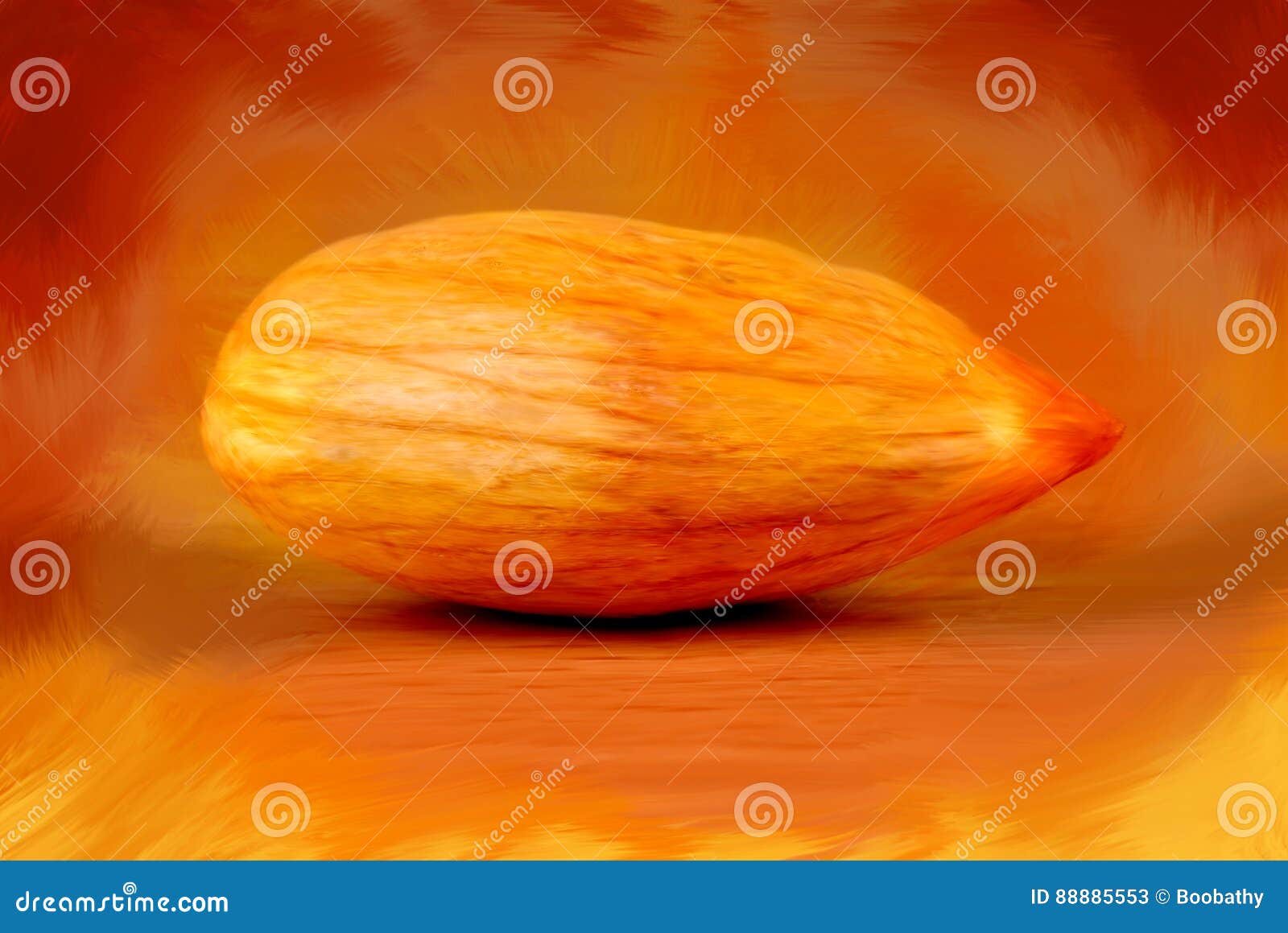 Painting single badam stock image. Image of crunchy, rich - 88885553