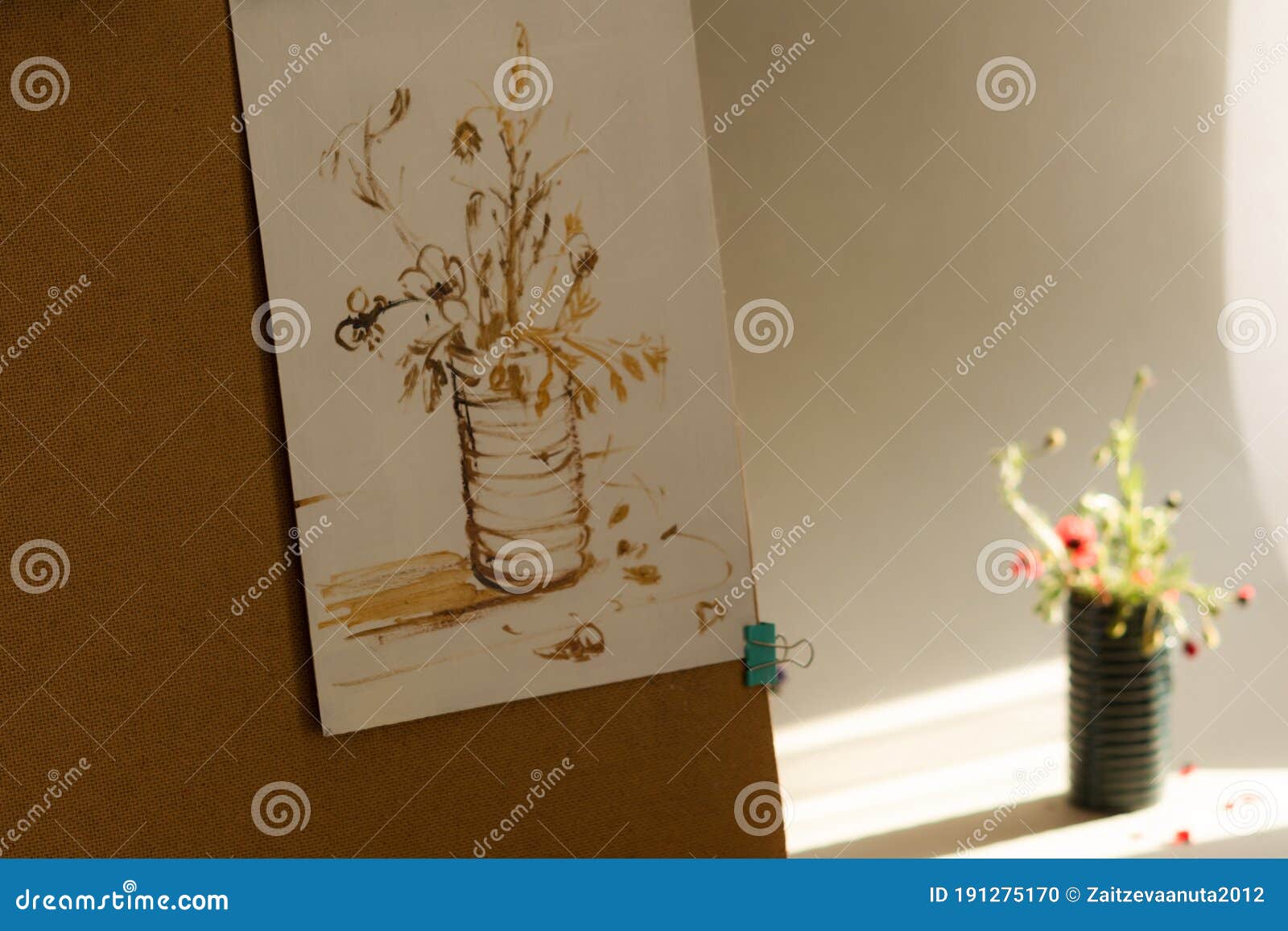 Painting Still Life with Flowers is a Step-by-step Process. Step 2 ...