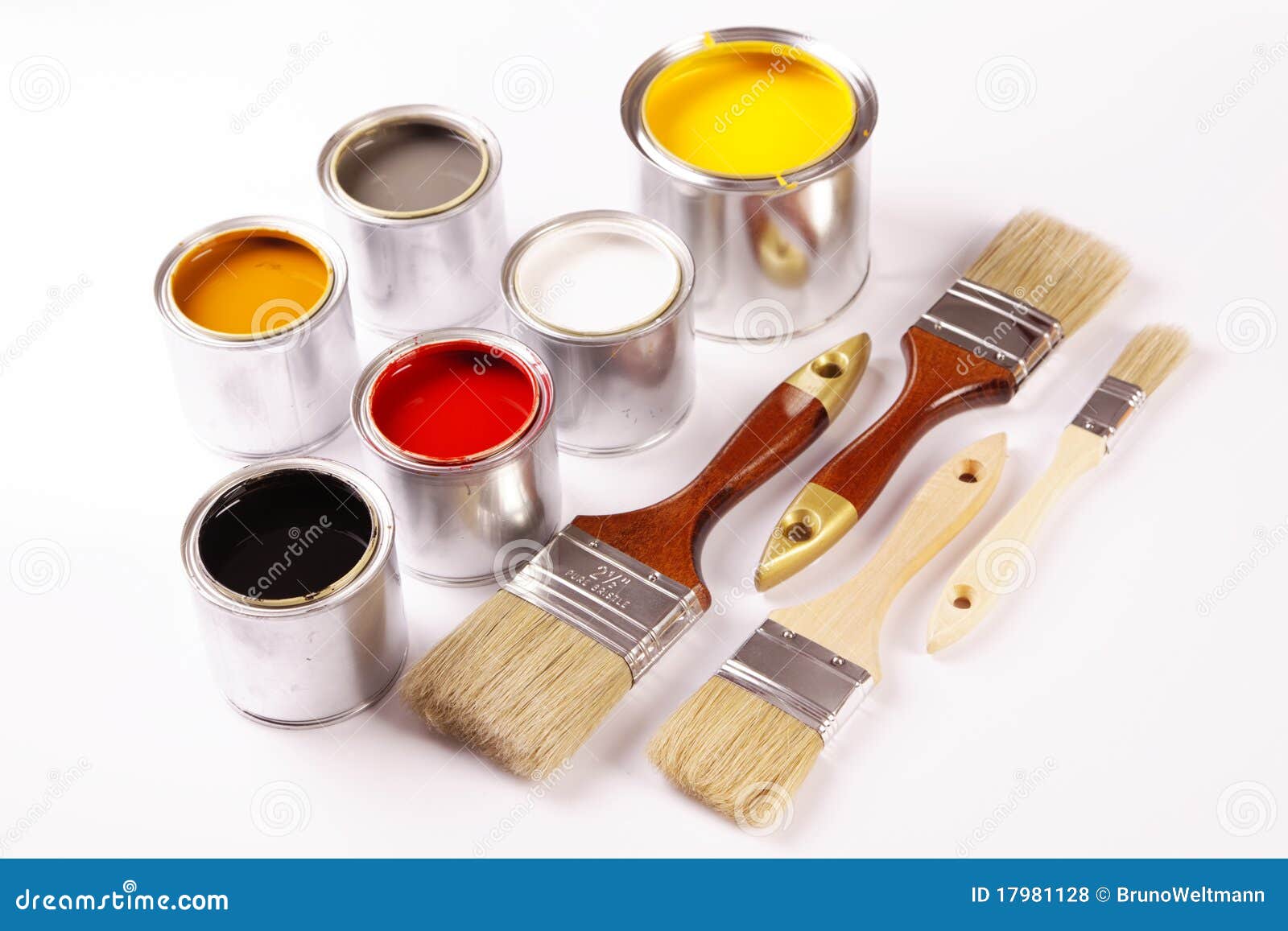 Painting time! stock photo. Image of interior, paint - 17981128