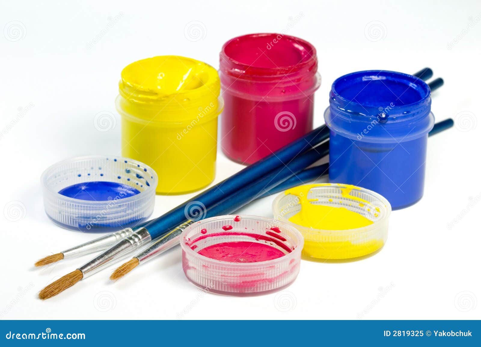 Paints stock image. Image of imagination, cmyk, close - 2819325