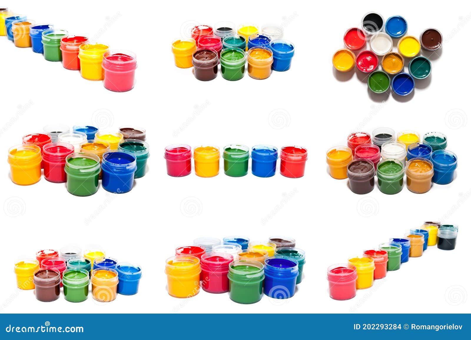 Paints collection stock photo. Image of collection, palette - 202293284