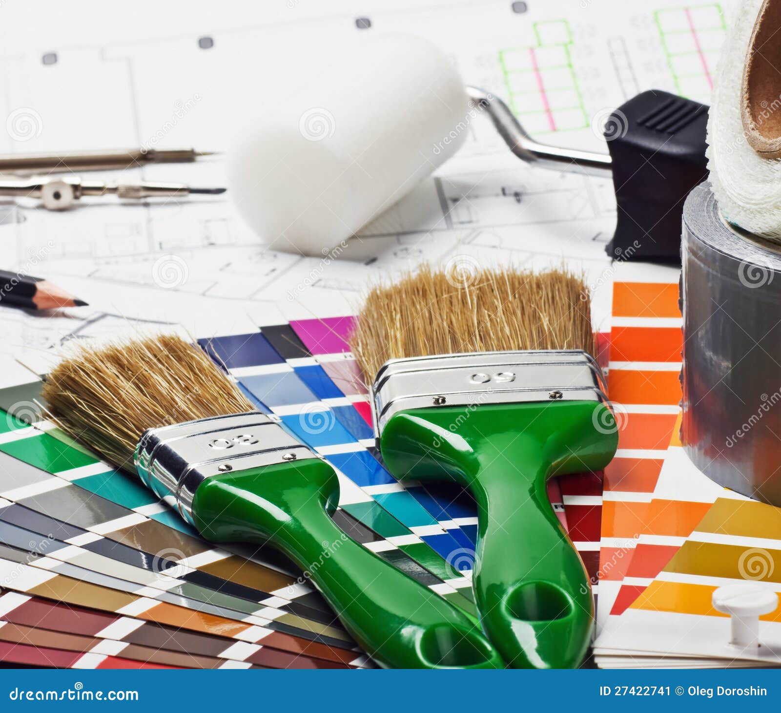 Paints and paint repair stock image. Image of background - 27422741
