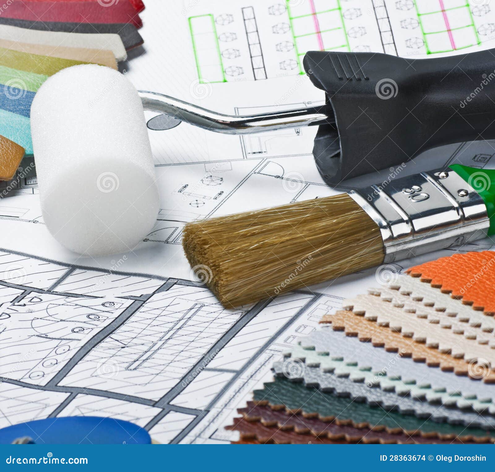 Paints and paint repair stock photo. Image of designer - 28363674