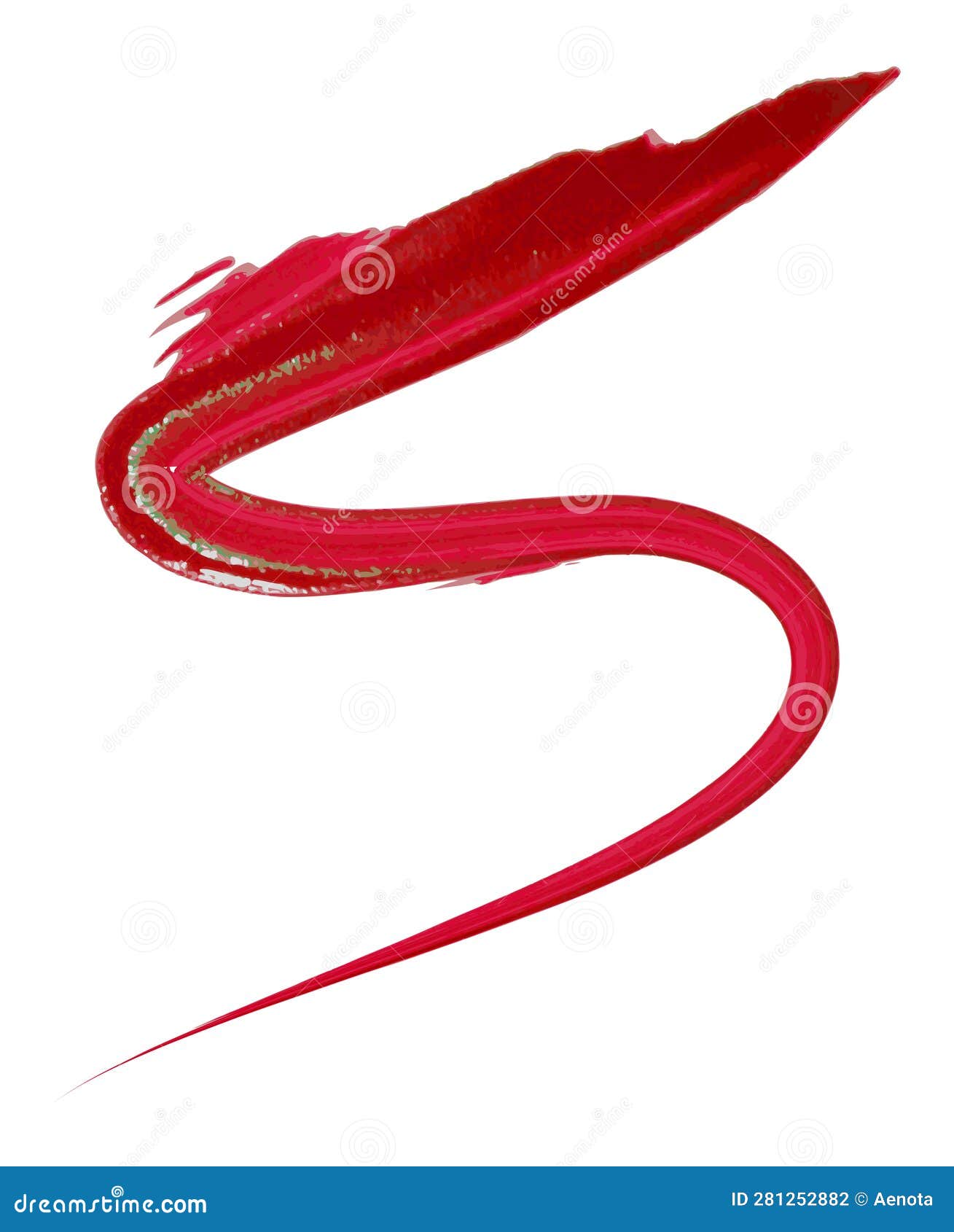 Paints Smear for Design Project - Vector Illustration Stock Vector ...