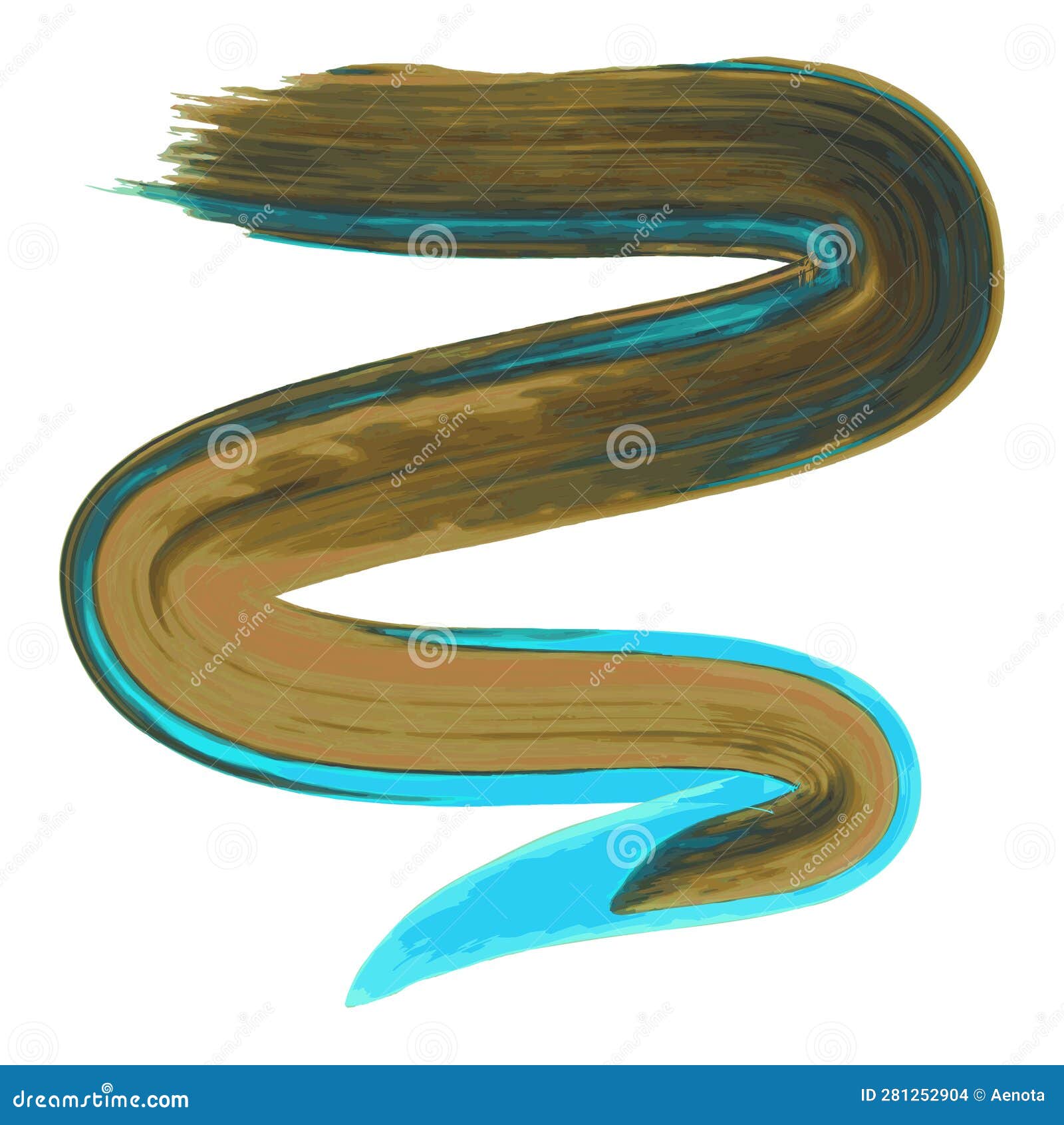 Paints Smear for Design Project - Vector Illustration Stock Vector ...