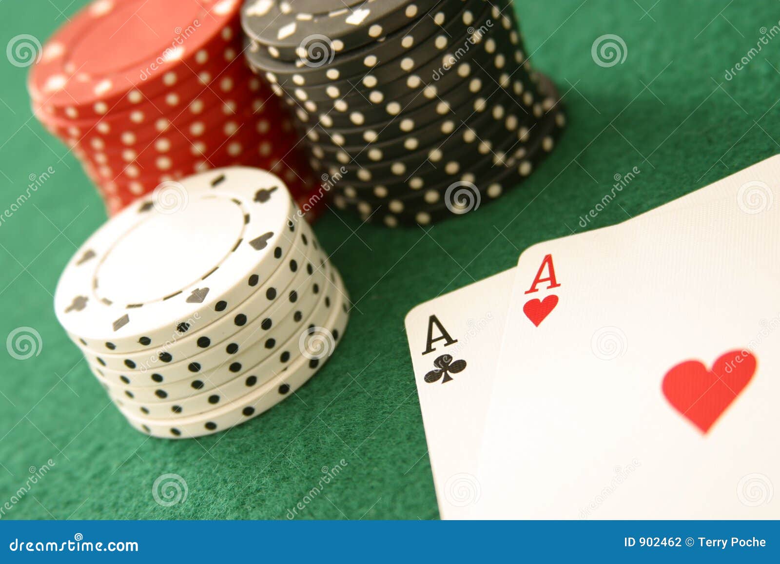 Pair of Aces stock photo. Image of risk, clubs, poker, winning - 902462