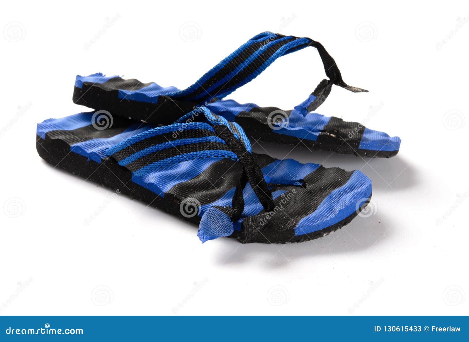 Pair of Badly Broken Slippers Stock Image - Image of object, style ...