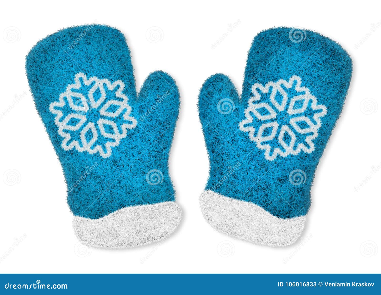 Pair of blue mittens stock image. Image of blue, object - 106016833