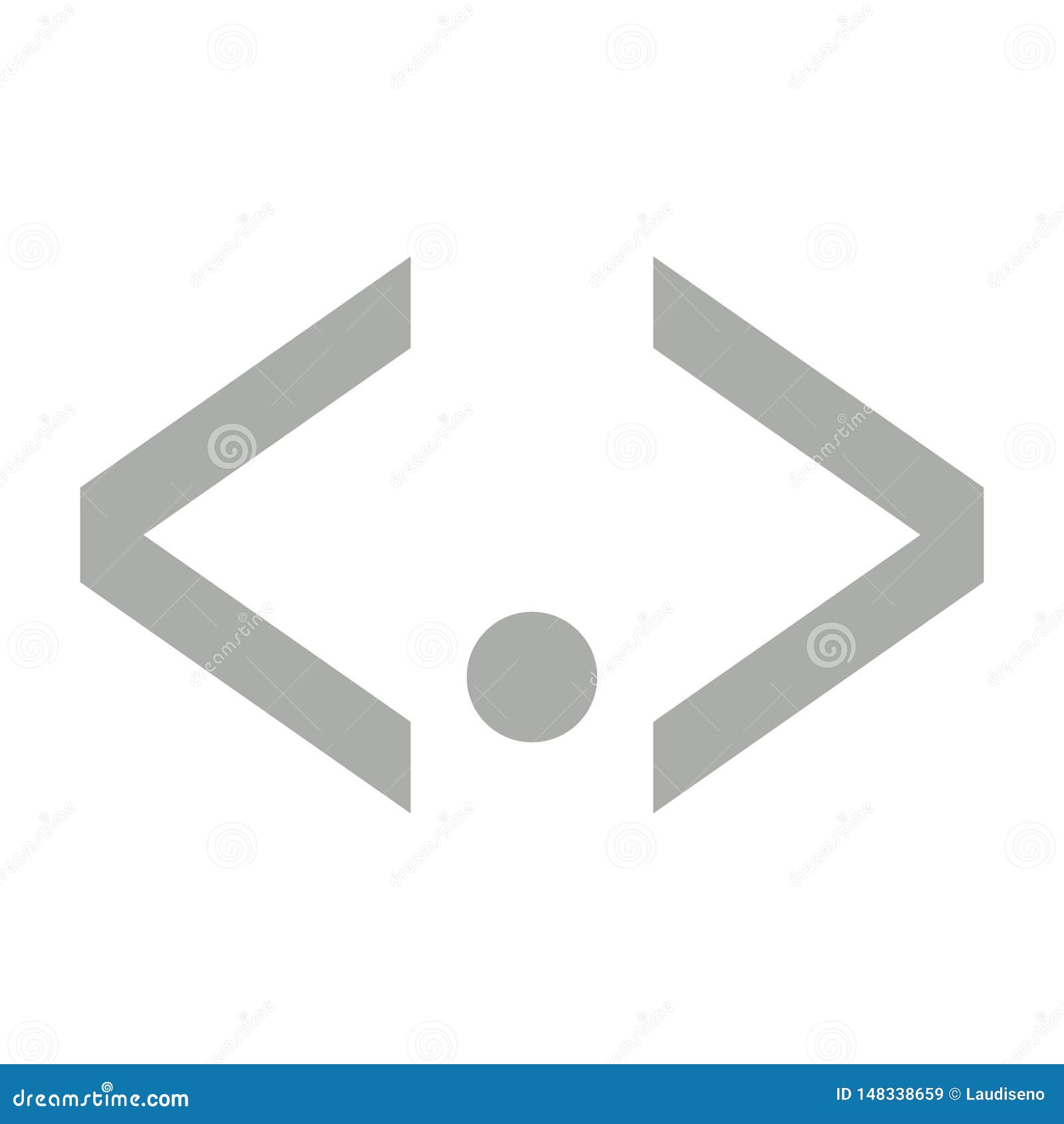 Pair of Brackets with a Dot. Programming Code Stock Vector ... Pair of Brackets with a Dot. Programming Code Stock Vector ...