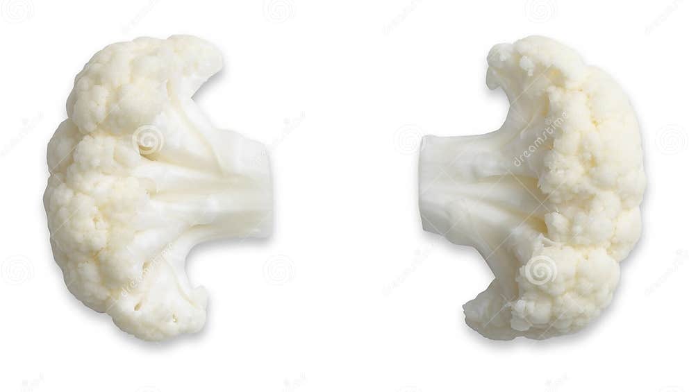 A Pair of Cauliflower Ears Isolated with Path Stock Image - Image of ...