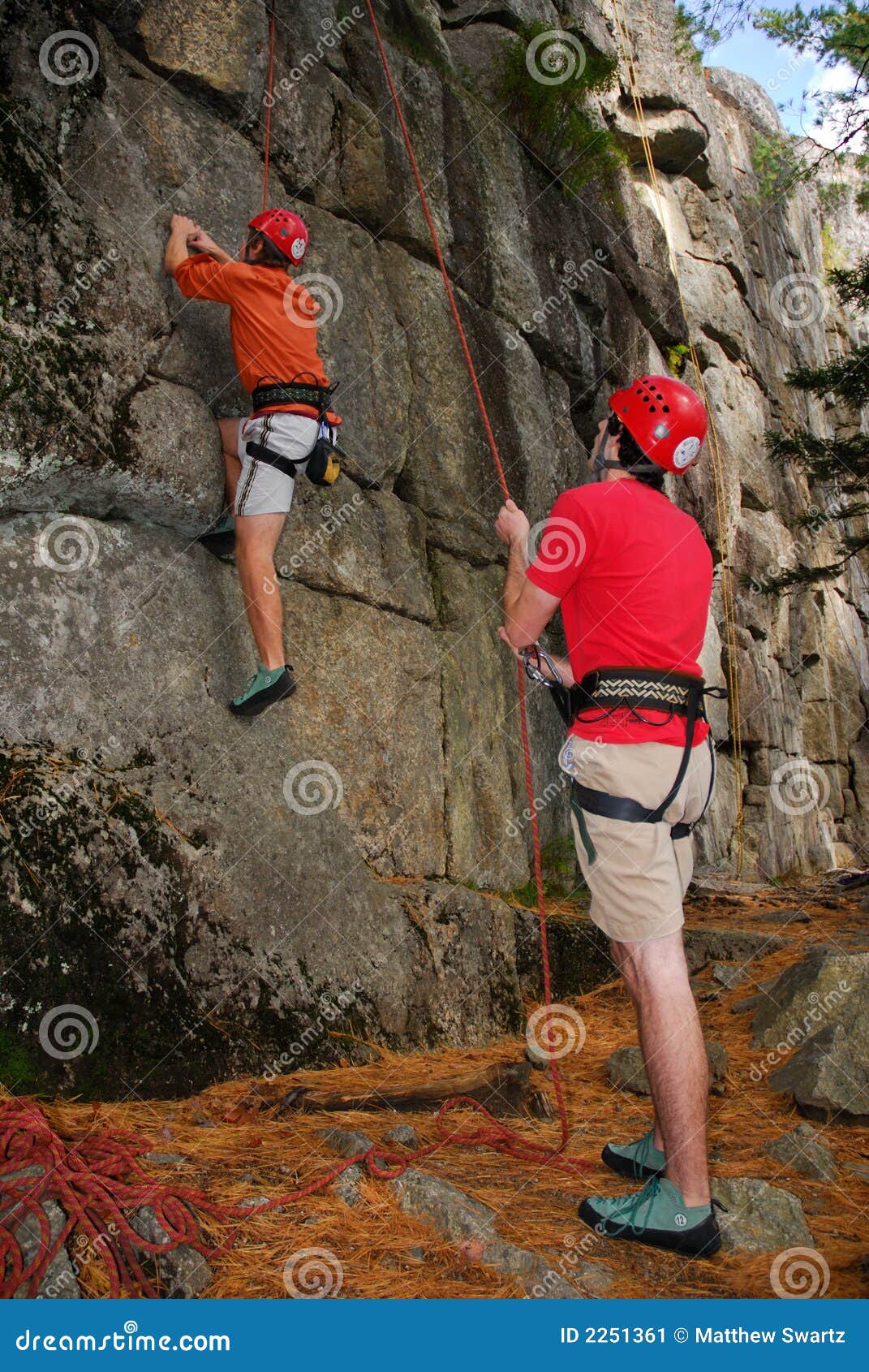Pair of Climbers stock image. Image of climb, holding - 2251361