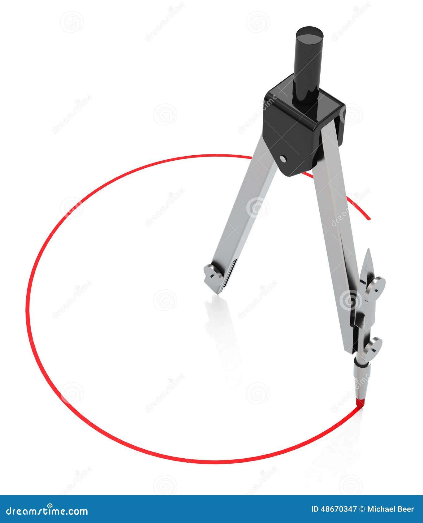 The pair of compasses stock illustration. Illustration of precision ...