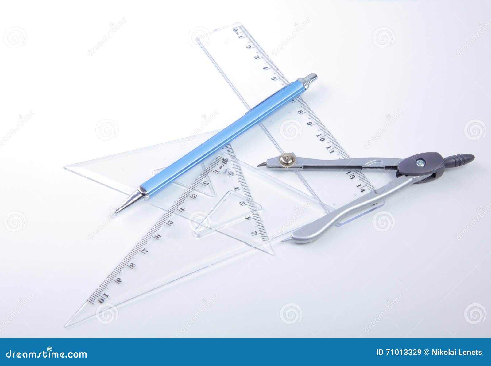 Pair of Compasses Drawing Circle on a Paper Stock Image - Image of ...