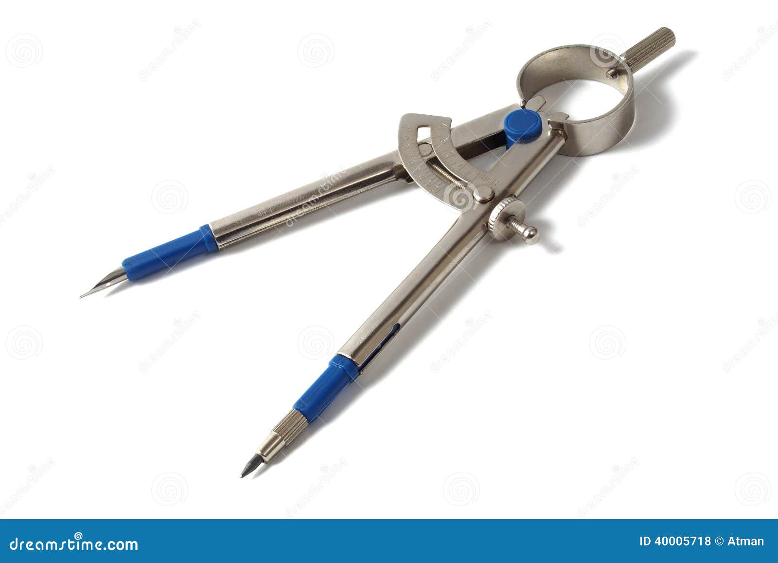 Pair of compasses stock photo. Image of geometry, drawing - 40005718