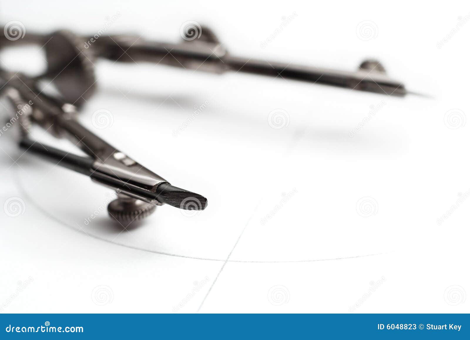 Pair of compasses macro stock image. Image of design, curved - 6048823